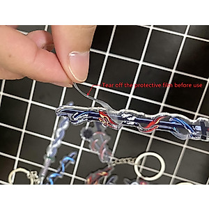 FSRONGXI Anime Keychains, 12Pcs Acrylic Anime keychain, Mini katana Sword Key chain Anime Stuff Accessories Gifts