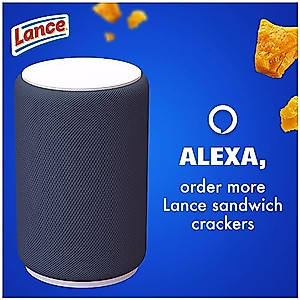 Lance Sandwich Crackers, Toasty Cheddar, 8 Individually Wrapped Packs, 6 Sandwiches Each