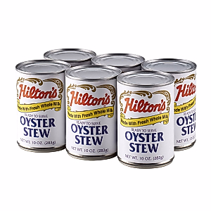 Hilton's Oyster Stew made with Fresh Whole Milk - 6 / 10 oz cans