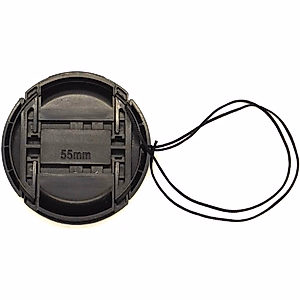 MOSTOS ; Brings Superior® - Lens Cap Front Lens Cap (55mm) - AF-P 18-55mm f/ 3.5-5.6g VR Kit Lens - Replacement LC-55A for Nikon AF-P DX 18-55mm f/3.5-5.6G VR Lens Cap (Choose Size Correctly)