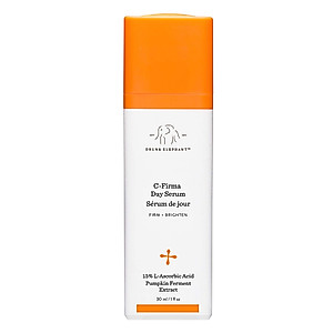 Drunk Elephant C-Firma Day Serum. Brightening and Tightening Face Serum with 15 Percent Ascorbic Acid (1 Oz / 30 mL)