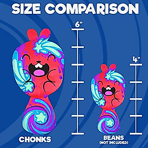 Dogs vs Squirls - Cheezer - Chonk - 6" Amazon Exclusive Super-Soft & Bean-Filled Plushies! Collect These as Stocking Stuffers, Fidget Toys, or Sensory Toys - Great for Kids, Boys, & Girls!