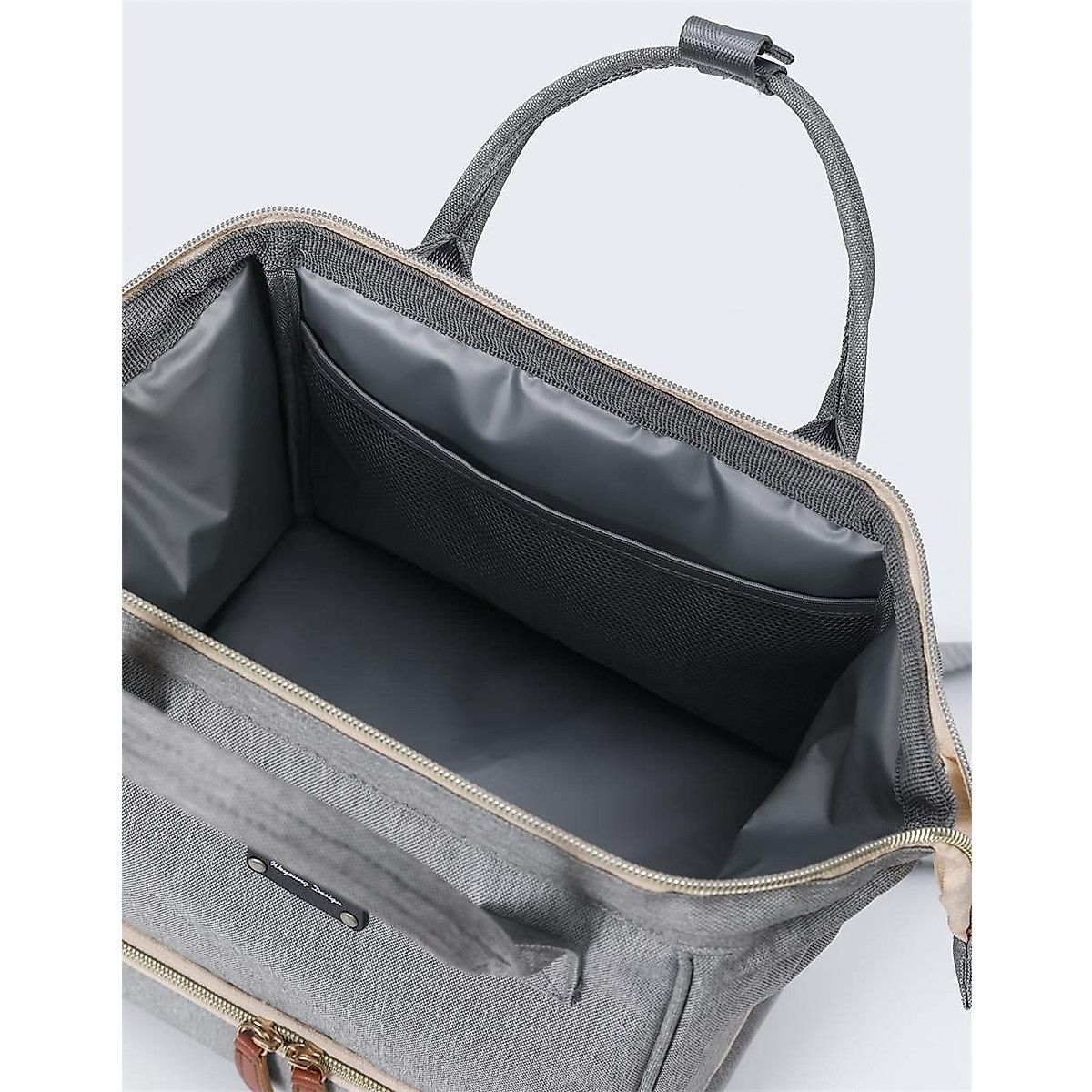 Breast Pump Backpack - Mini Diaper Bag Insulation Lunch Bag Portable Mommy Bag with Double Layer for Women