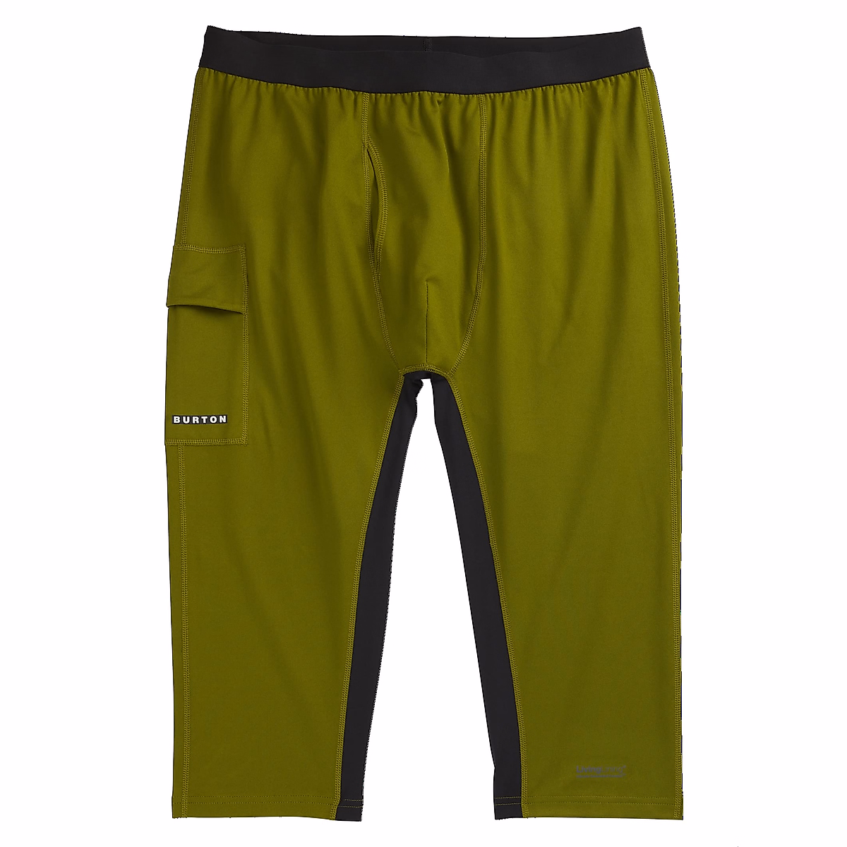 Burton Men's Standard Midweight X Base Layer Three-Quarter Boot Pants, Calla Green, Large