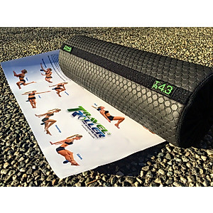 Travel Roller 4.3 Original Foam Roller - Blue, Includes Exersice poster and Free online Instructions