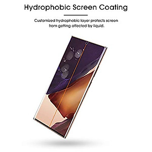 OMOTON [4 pack Samsung Galaxy Note 20 Ultra Screen Protector - TPU Film Screen Protector for Galaxy Note 20 Ultra 6.9 Inch, 2020 [High Definition] [Bubble Free] [Anti-scratch] [Anti-Fingerprint]