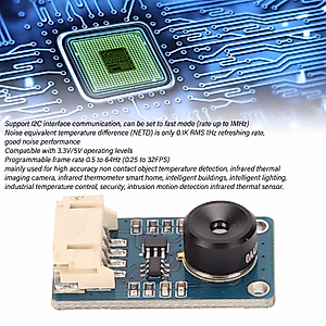 VINGVO Temperature Sensor IR Module, IR Array Thermal Imaging Camera Module I2C Interface 32x24 PX for Intelligent Buildings