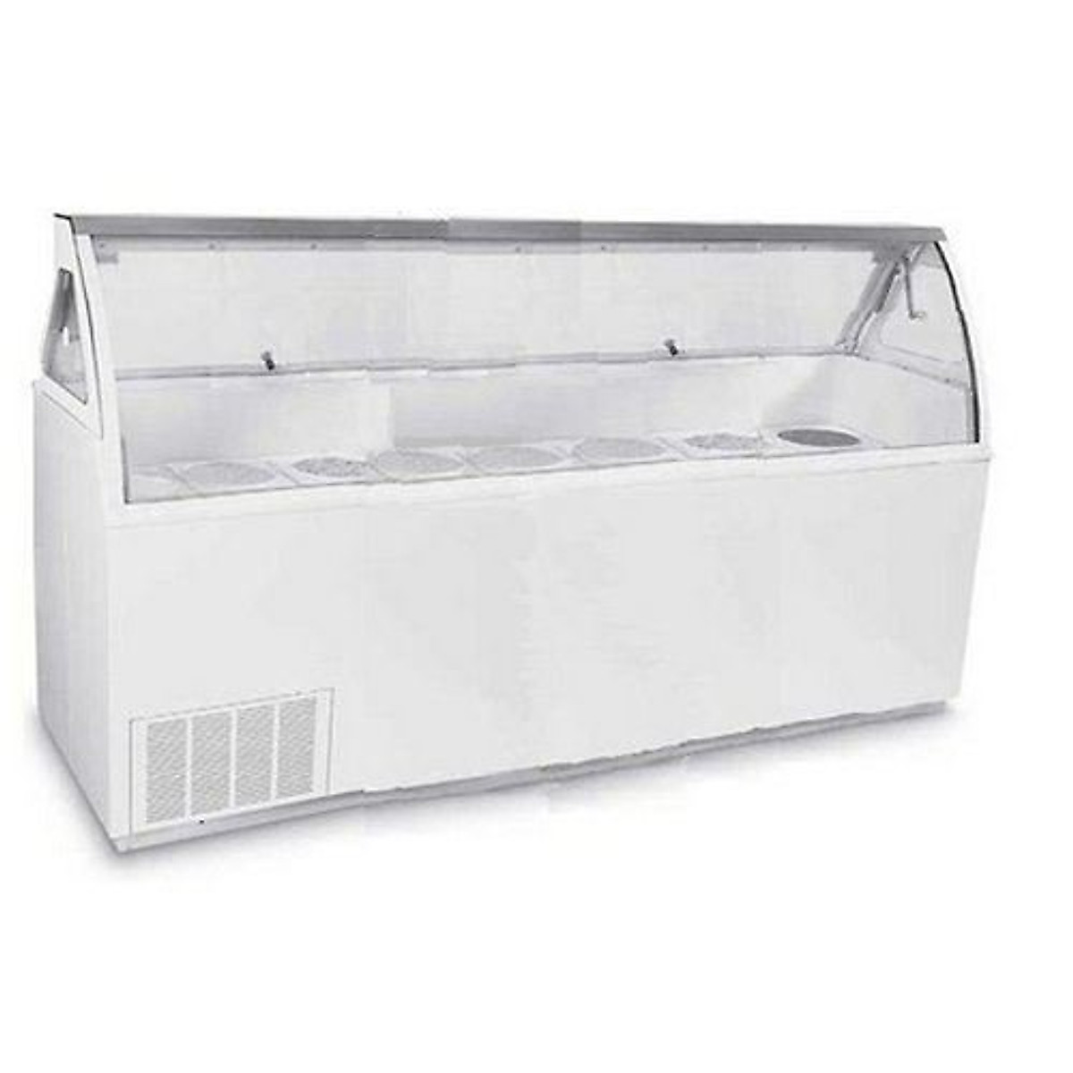 Global-Refrigeration Kelvinator Visidipper Ice Cream Cabinet With Curved Front 26 Cft 88" Length Model Ckdc87V