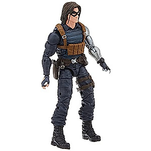 Marvel Hasbro Black Widow Legends Series 6-inch Collectible Winter Soldier Action Figure Toy, Premium Design, 2 Accessories, Ages 4 and Up
