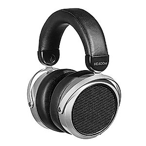 HIFIMAN HE400SE Stealth Magnets Version Over-Ear Open-Back Full-Size Planar Magnetic Wired Headphones for Audiophiles/Studio, Great-Sounding, Stereo, High Sensitivity, Comfortable, Sliver