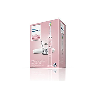 Philips Sonicare Diamondclean Classic Rechargeable Electric Power Toothbrush, Pink, HX9361/69