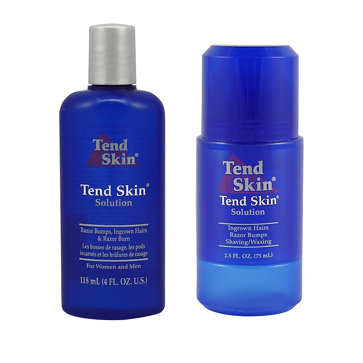 Tend Skin Razor Burn and Ingrown Hair Kit-Tend skin 4ounce + Roll on 2.5 ounce