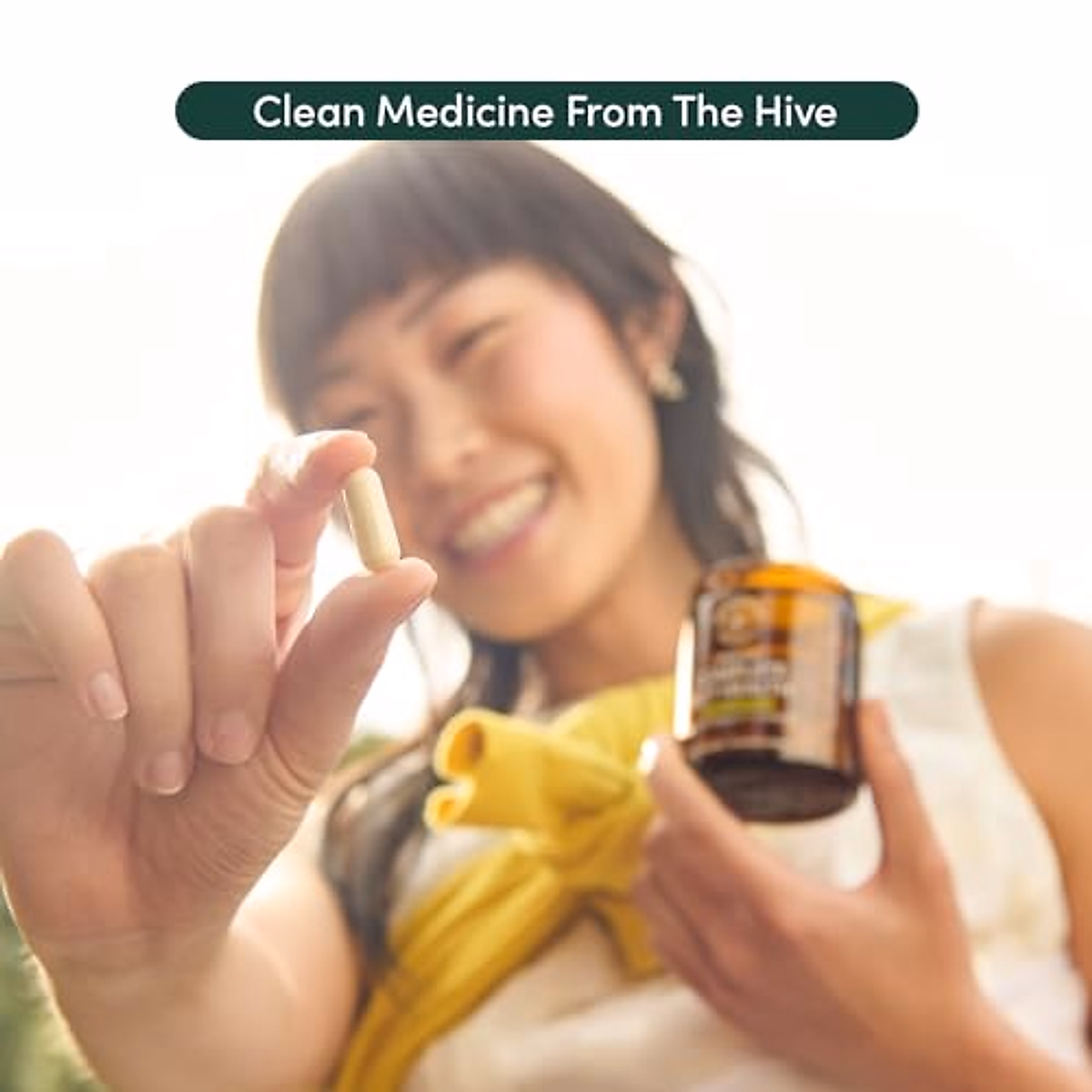 Beekeeper's Naturals Complete Gut Health, 3-in-1 Prebiotic, Postbiotic, Probiotics for Digestive Health & Bloating Relief for Women & Men, Propolis Powered, Gluten-Free Vegan Capsules, 60ct