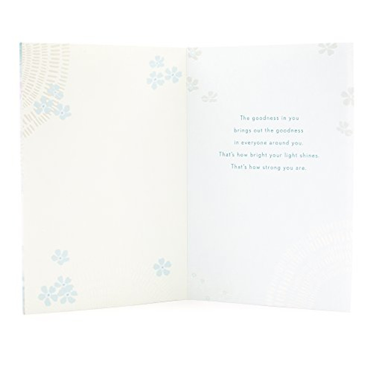 Hallmark Thinking of You Card (Hope is the Light Sun Mandala, Inspirational Card)