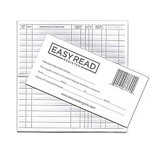 10 Checkbook Transaction Registers, 2022-2023-2024 Calendars, Made in USA