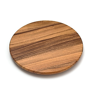 Lipper International Acacia Wood 16" Lazy Susan Kitchen Turntable