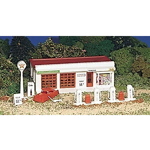 Bachmann - Plasticville Classic Kit - Gas Station - HO