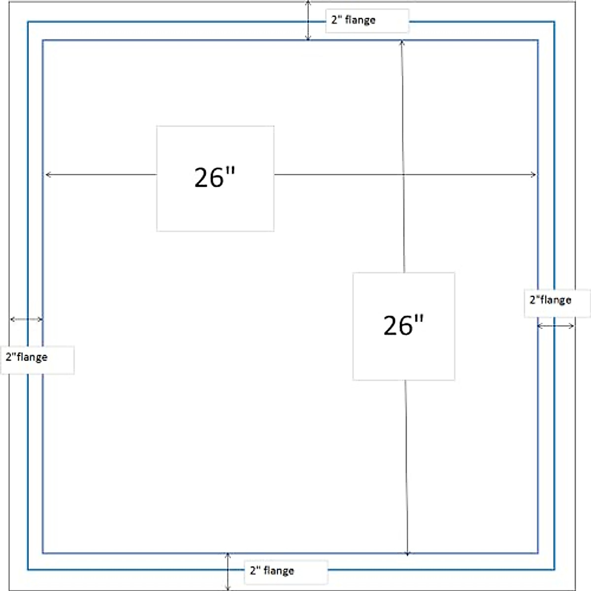 Amazon Brand – Pinzon 400-Thread-Count Egyptian Cotton Sateen Hotel Stitch Sham - European, Silver Grey, 1 count