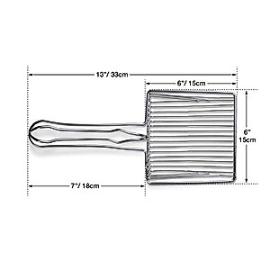 Van Ness Pets EZ Sift Stainless Steel Cat Litter Scoop, Heavy Duty, Reduces Dust