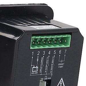 ATS Auto Transfer Switch Controller 30-300V Automatic Transfer Switch with LED Display for Power Switching Control