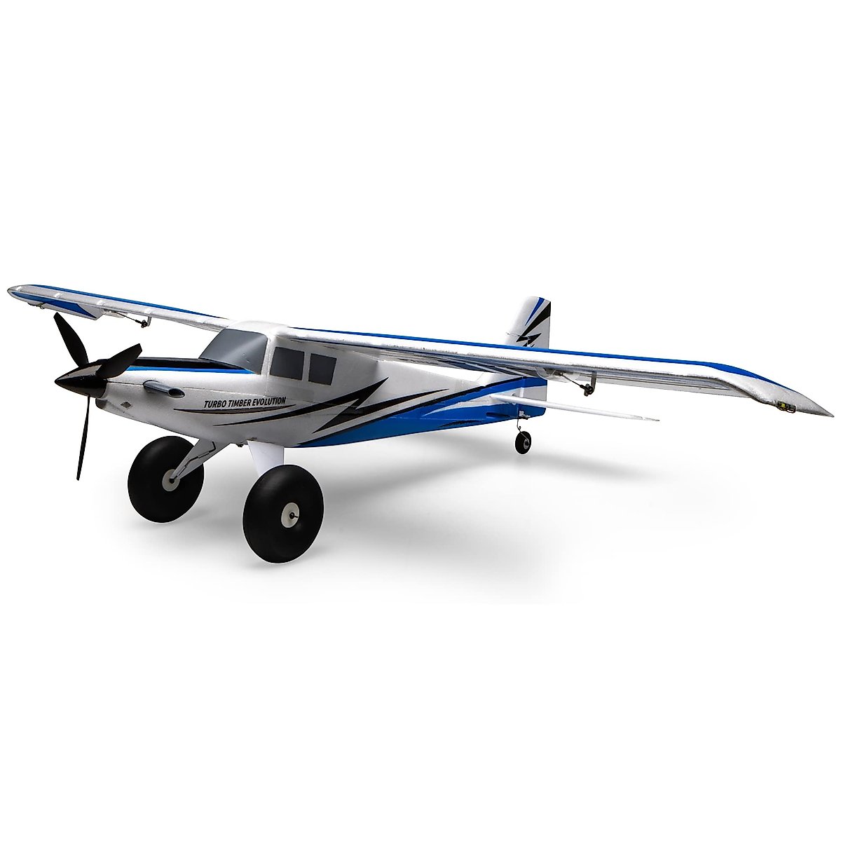 E-flite RC Airplane UMX Turbo Timber Evolution BNF Basic Transmitter Battery and Charger Not Included with AS3X and SAFE EFLU8950 Airplanes B&F Electric