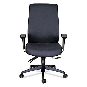 Alera ALEHPT4101 Wrigley Series 24/7 High Performance High-Back Multi-Function Task Chair - Black