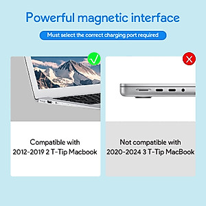 NSPENCM 85W Mac Book Pro Charger, Replacement AC 85w 2T-Tip Connector Power Adapter,Laptop Charger Compatible with MacBook pro & Mac Book Pro 13 inch-15 inch Retina After Mid 2012