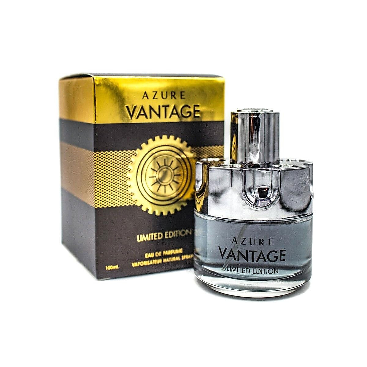 Azure Vantage Limited Edition Cologne Eau de Parfum for Men 3.4oz