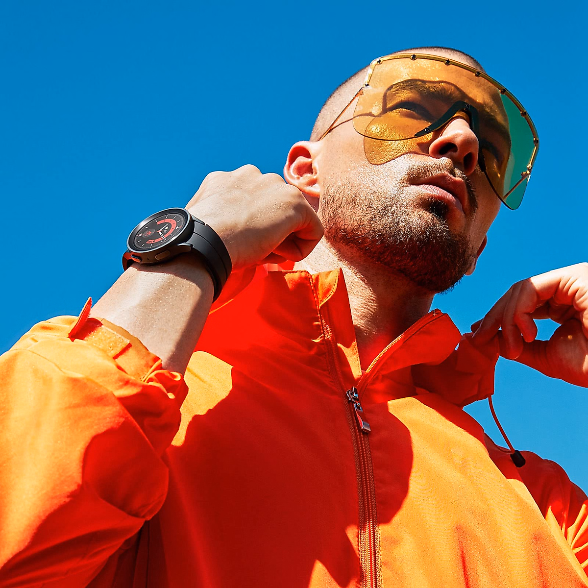 SAMSUNG Galaxy Watch 5 Pro 45mm Bluetooth Smartwatch w/Body, Health, Fitness and Sleep Tracker, Black (Renewed)