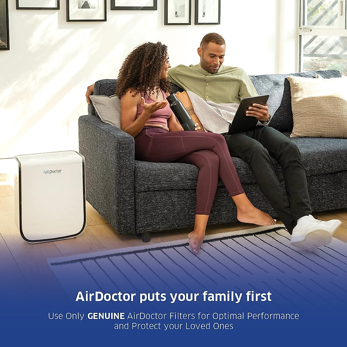 AIRDOCTOR AD2000 Genuine Filter Replacement - One Year Combo Pack Includes: One (1) UltraHEPA Filters & Two (2) Carbon/Gas Trap/VOC & Pre-Filter