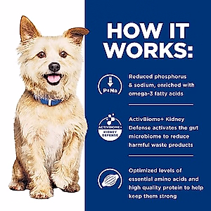 Hill's Prescription Diet k/d Kidney Care Chicken & Vegetable Stew Wet Dog Food, Veterinary Diet, 12.5 oz. Cans, 12-Pack