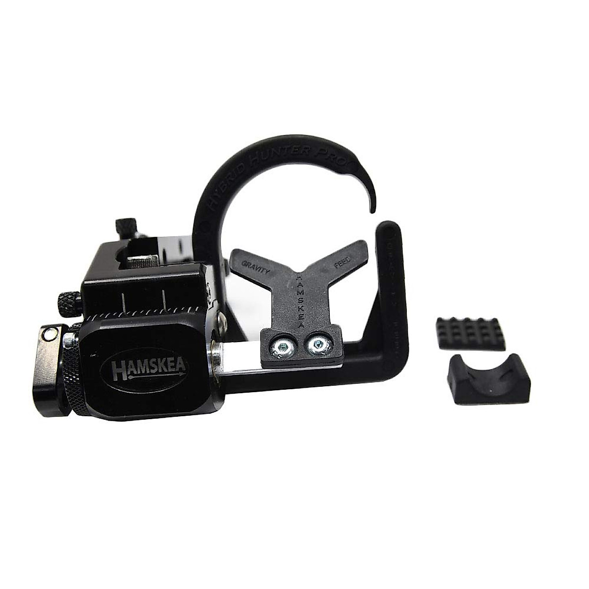 Hamskea Archery Solutions Hybrid Hunter Pro Left Hand Micro Tune All Black Arrow Rest (210882)