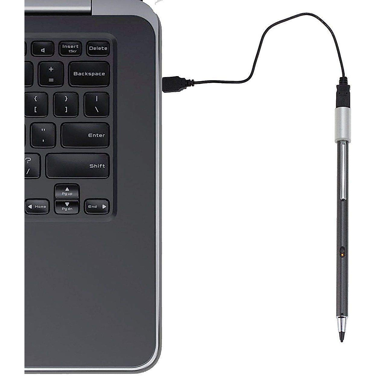 Broonel Grey Rechargeable Fine Point Digital Stylus Compatible with The Acer ConceptD 7 Ezel | Ezel Pro
