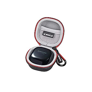 RLSOCO Carrying Case for Samsung Galaxy Buds 2 Pro/Galaxy Buds Pro/Galaxy Buds Live/Galaxy Buds 2 True Wireless Earbuds (Black)