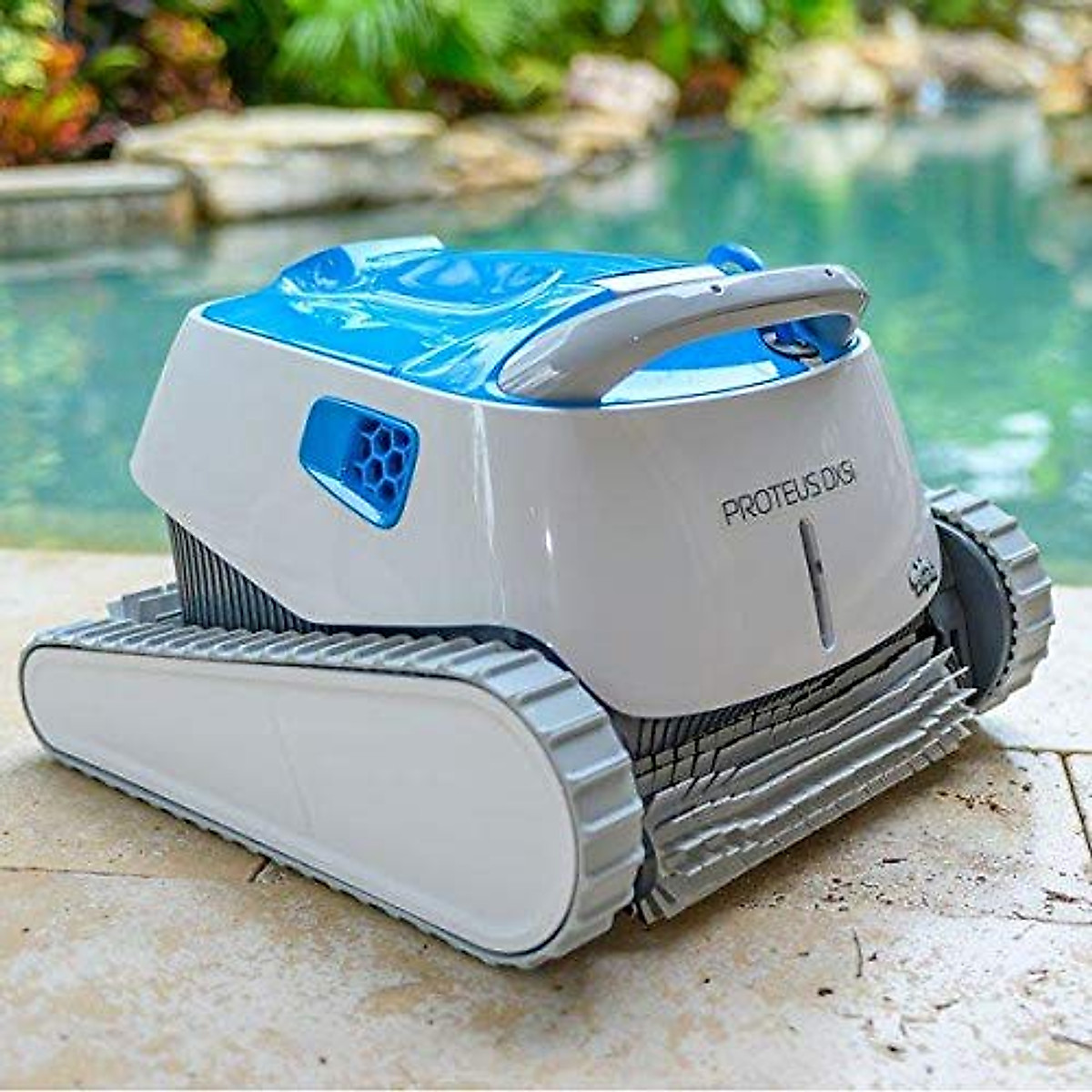 DOLPHIN Proteus DX5i Robotic Pool Cleaner - The Way of Pool Cleaning with WiFi Control, Ideal for Swimming Pools up to 50 Feet