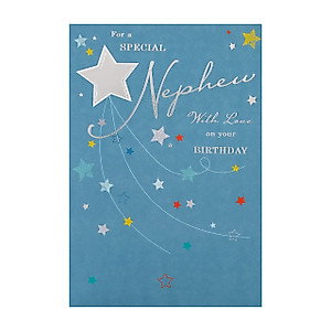 Hallmark Birthday Card for Nephew - Contemporary Star Design