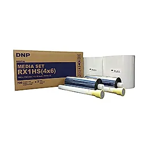 DNP 4x6" Print Media for DS-RX1HS Dye Sub Printer; 700 Prints Per Roll; 2 Rolls Per Case (1400 Total Prints).