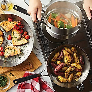 KitchenAid Stainless Steel Cookware / Pots and Pans Set, 10 Piece, Brushed Stainless Steel