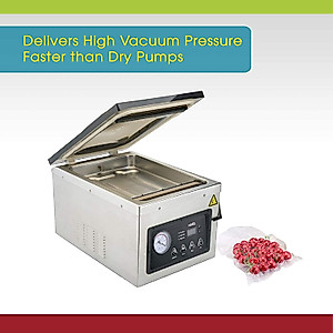 Chamber Vacuum Sealer by Vesta Precision - Chamber Vac C20v | High-Speed 1100-Watt Oil Pump | Extends Food Freshness | Sloped Chamber Design | Perfect for Commercial Kitchens