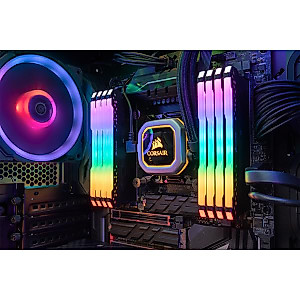 CORSAIR VENGEANCE RGB PRO 256GB (8x32GB) DDR4 3200 (PC4-25600) C16 Desktop memory–Black