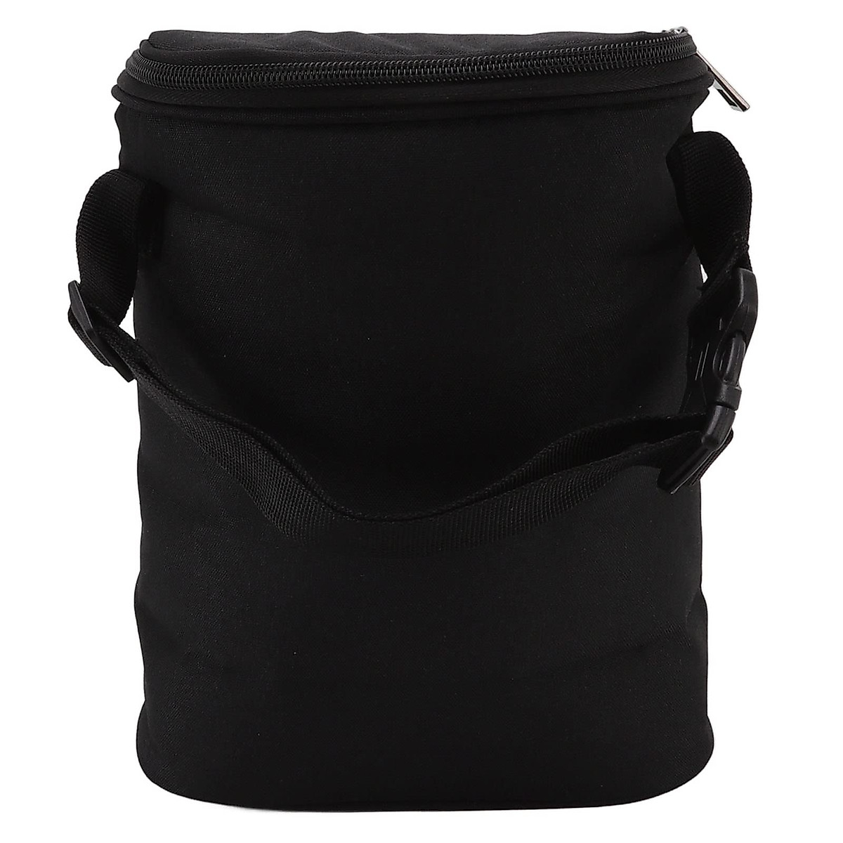 Alomejor Baby Bottle Cooler Bag Portable Cooler Bag Bottle Storage Bag Waterproof Nylon Insulation Tote Pouch for Outdoor (Black)