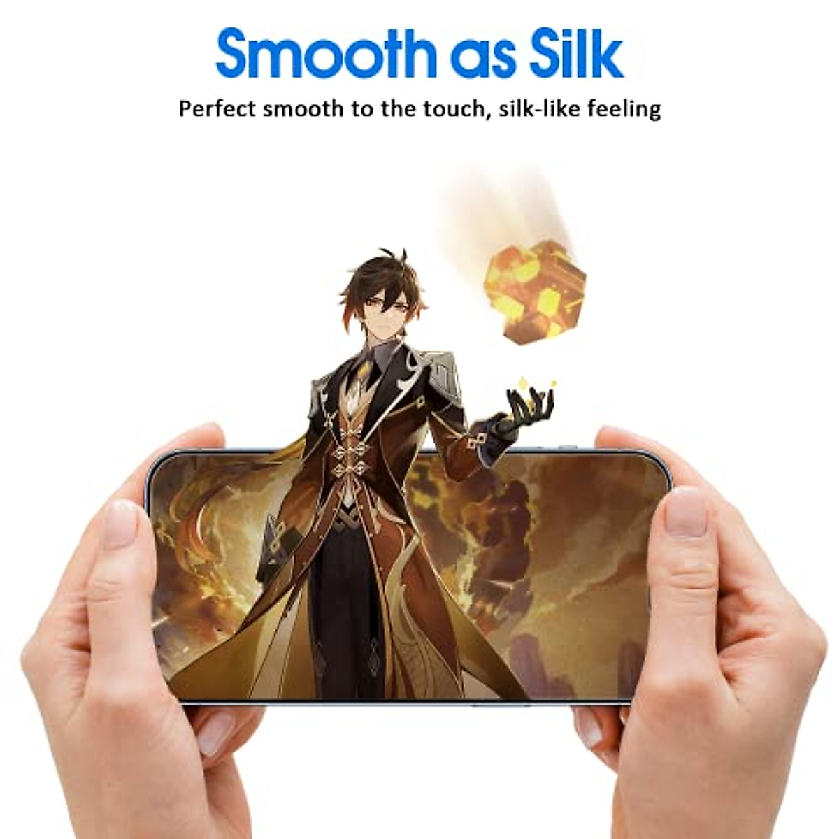 Ambison [2 Pack Matte Glass Screen Protector Designed for iPhone 14 2022/iPhone 13/13 Pro, Install Frame/Bubble Free/Anti-Glare&Fingerprint, 9H Tempered Glass for iPhone 13/13 Pro 2021 6.1inch