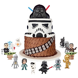 ShunHong 14pcs Cake Topper for Star Wars,Theme Party Supplies for Star Wars , Children's Birthday Cake Decoration.