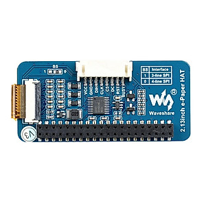 Newest 2.13inch E-Ink Display HAT (V4) Compatible with Raspberry Pi 5/4B/3B+/3B/2B/B+/A+/Zero/Zero W/WH/Zero 2W Series Boards 250x122 Resolution SPI Interface Supports Partial Refresh @XYGStudy