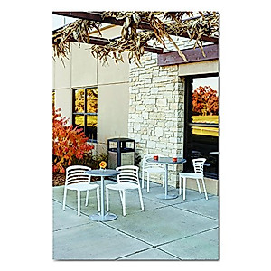 Safco Products 4-Piece Entourage Stack Chair Set, White
