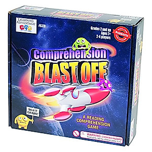 Learning Advantage 6320 Comprehension Blast Off Game, Grade: 2 to 4, 9" Height, 2.5" Width, 8.5" Length