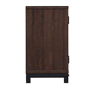 Twin Star Home 55" Uptown Uptown Loft TV Stand for Up to 60" TV - Saw Cut Espresso, TC55-6490-PD01