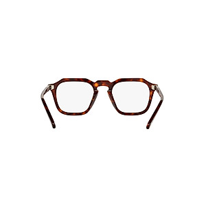 Persol PO3292V Square Prescription Eyewear Frames, Havana/Demo Lens, 46 mm
