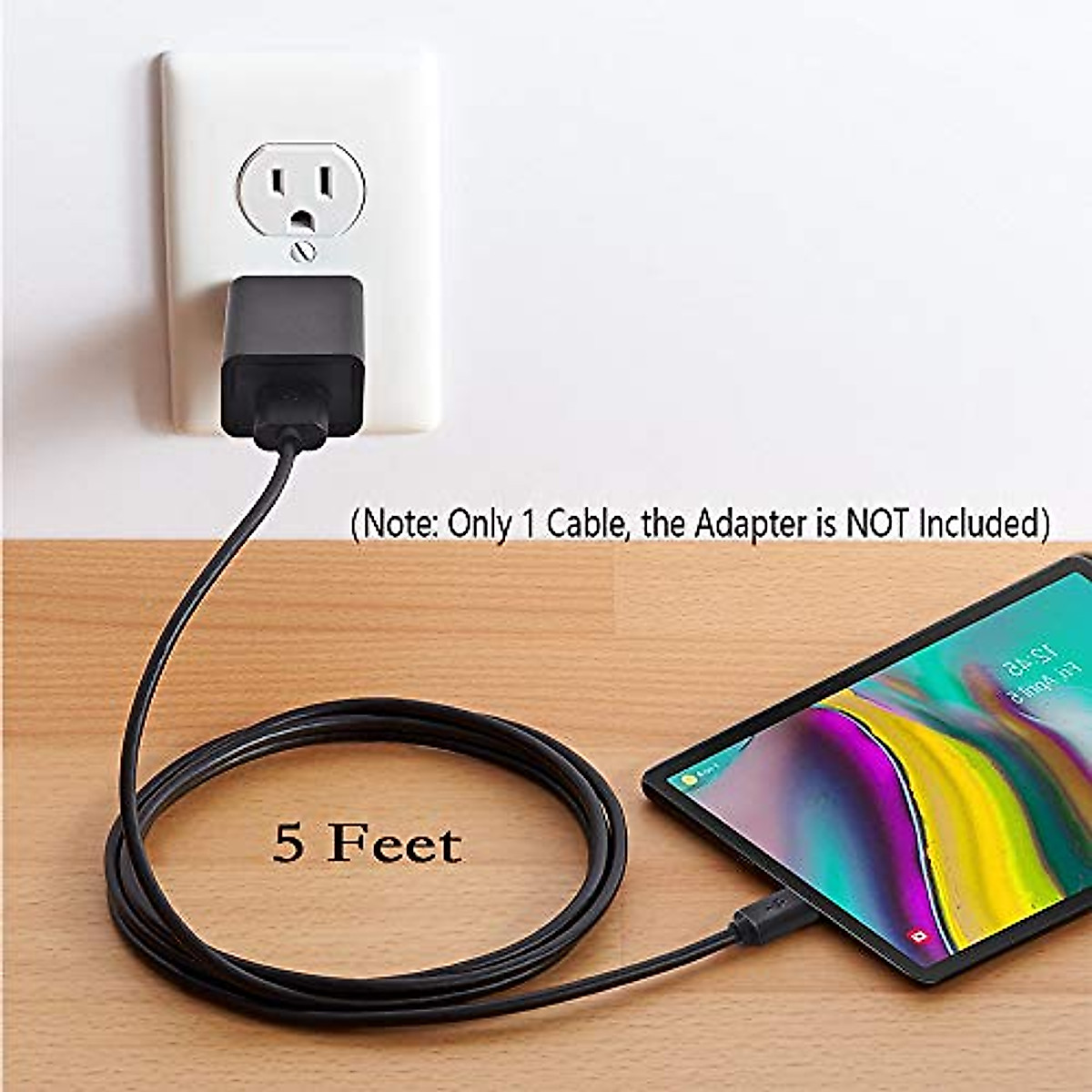 Charger Cord Cable for JBL Charge 4 Charge 5 - 5 Feet for JBL Flip 5, Clip 4, Pulse 4, GO 3, Extreme 3, Tuner 2, JRPOP, Endurance Peak 2 Bluetooth Earphones Speakers USB Fast Charging Cable Power Cord