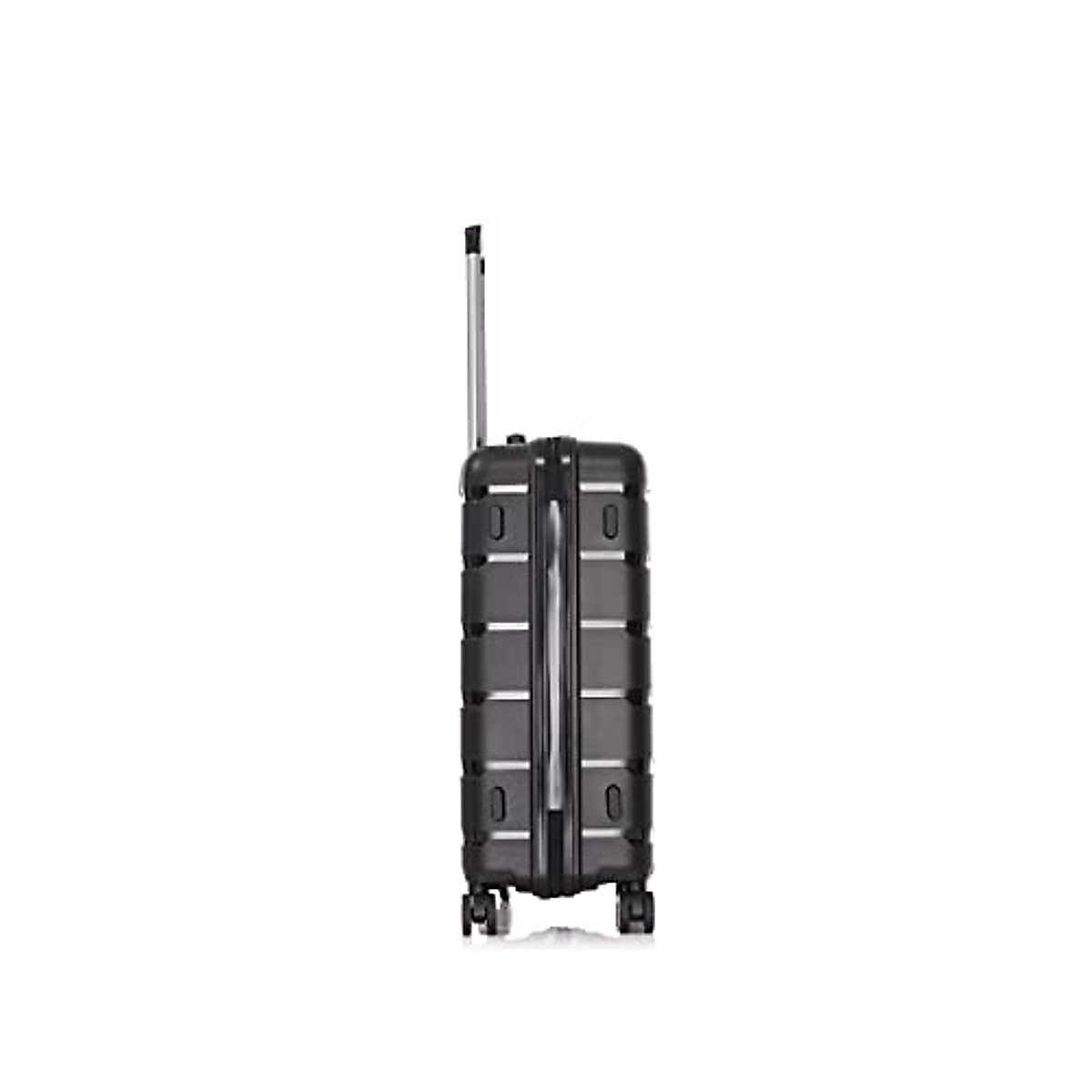 Rockland Pasadena Hardside Spinner Wheel Luggage, Black, 19", 23", 27"